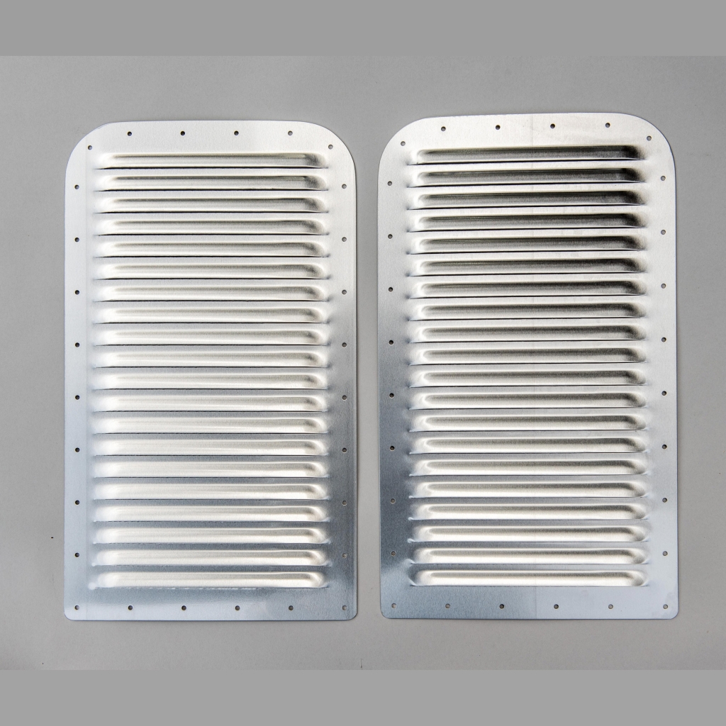 Rectangular (Straight-Cut) Natural Aluminum Hi-Flowâ„¢ - Hood Louvers ...