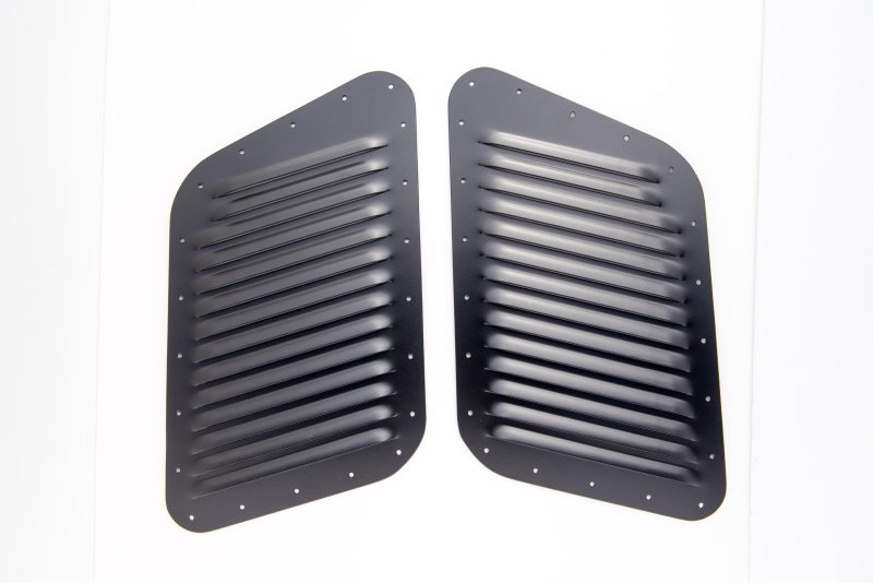 Medium Powder-Coated Semi-Gloss Black Hi-Flow™ – Hood Louvers | RunCool ...